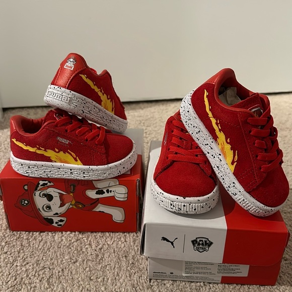 Puma | Shoes | Toddler Red And Yellow Paw Patrol Puma | Poshmark